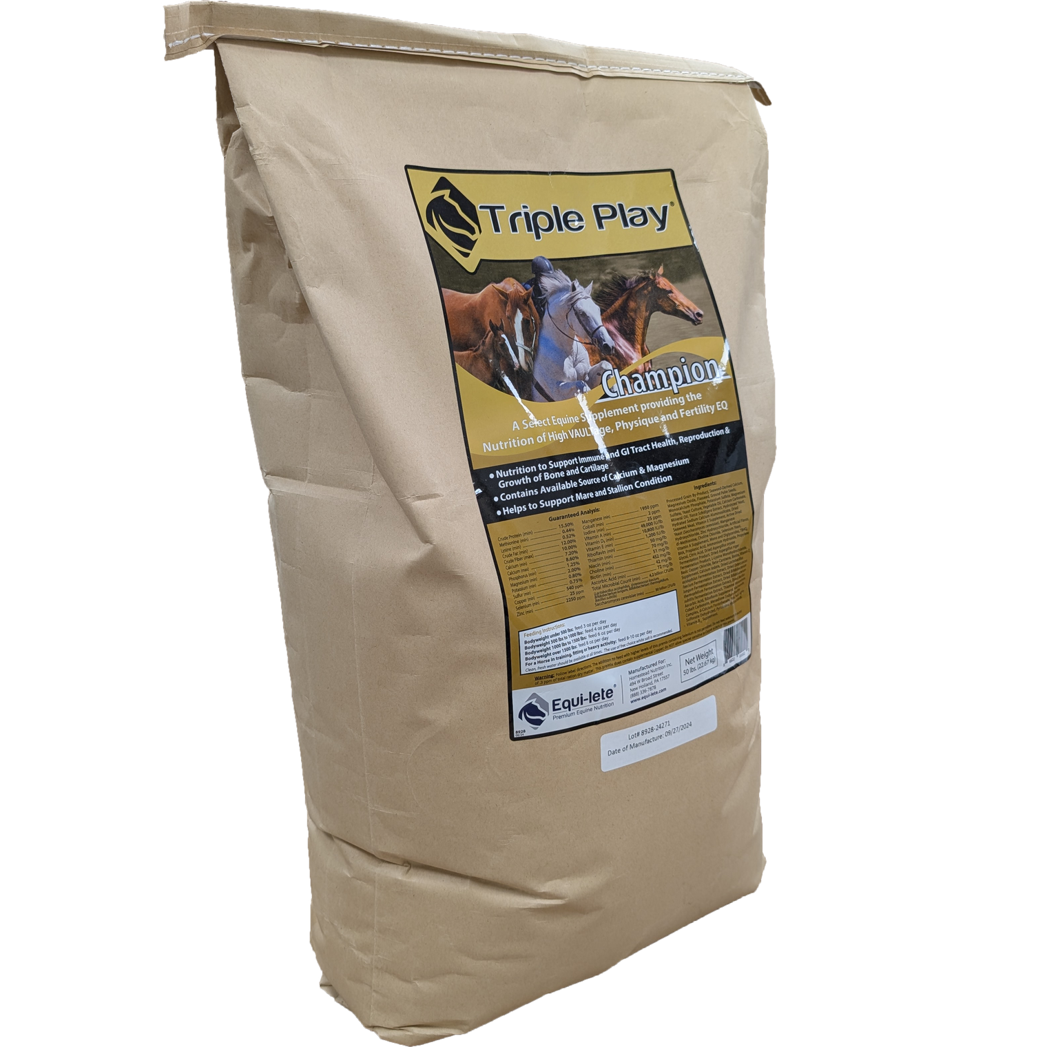 Equi-lete Triple Play: The Ultimate Equine Health Supplement – Equi-lete Premium Equine Nutrition